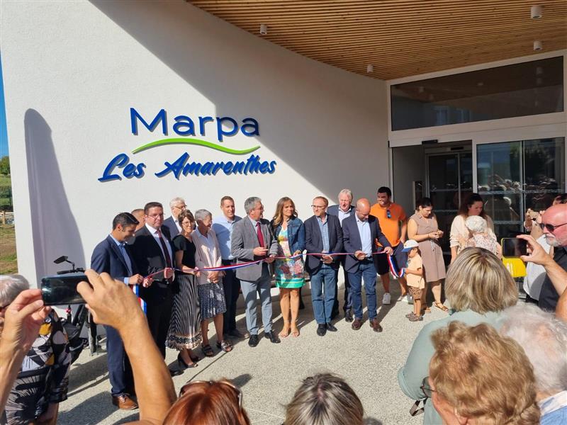 Inauguration de la MARPA d'Amancy - Elus territoires MSA