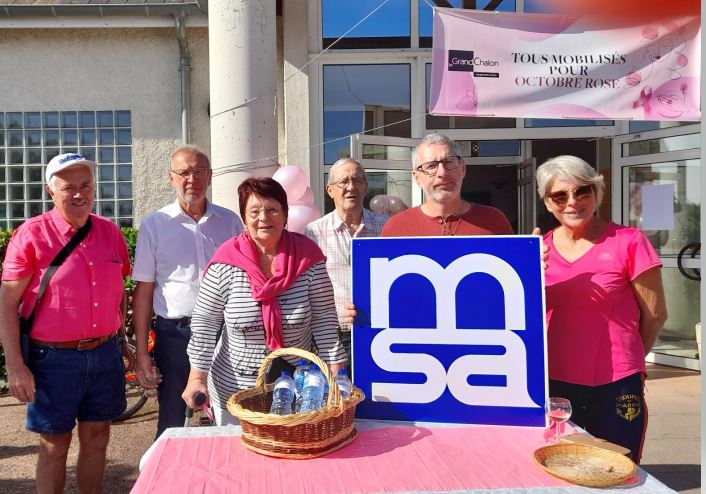 Octobre rose à Lessard-le-National - Elus territoires MSA
